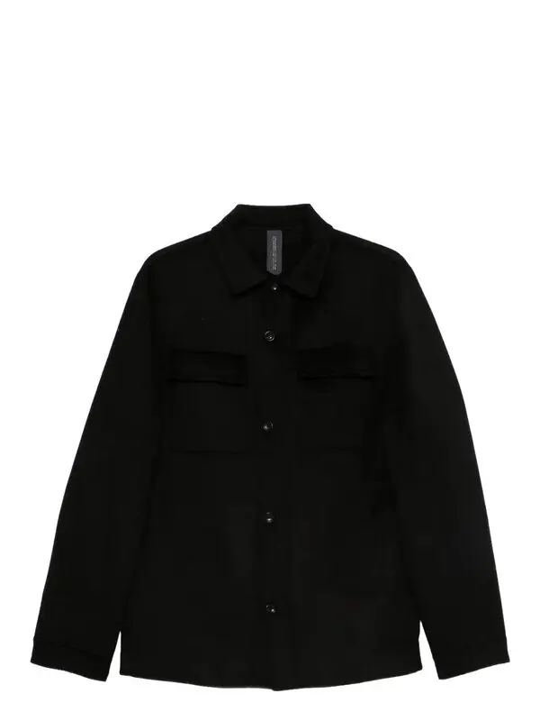 HOSIO Button-fastening Jacket - Black
