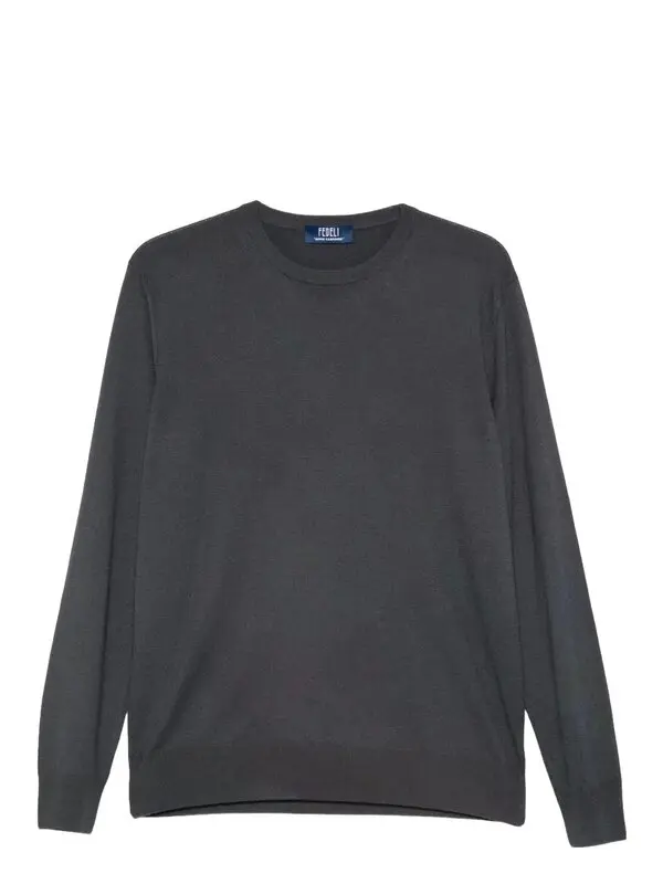 Fedeli Cashmere Top - Grey