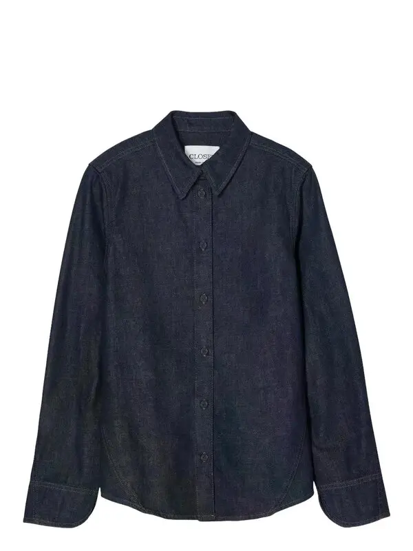 Closed Seaming Denim Shirt - Blue