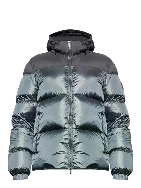 Add Padded Hooded Jacket - Grey