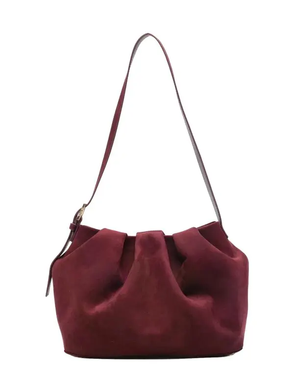 THEMOIRE Tia Gathered Shoulder Bag - Red