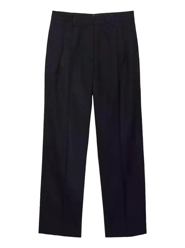 Prada Rush-stitch Trousers - Blue