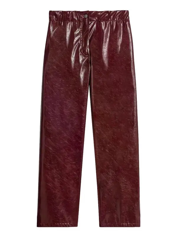 A PAPER KID Elasticated Trousers - Red