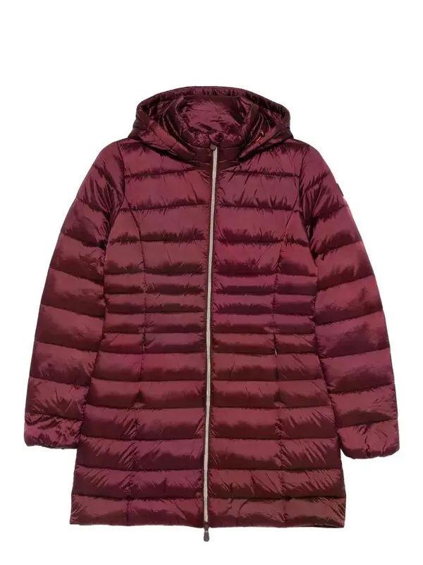 SAVE THE DUCK Padded Hooded Jacket - Red