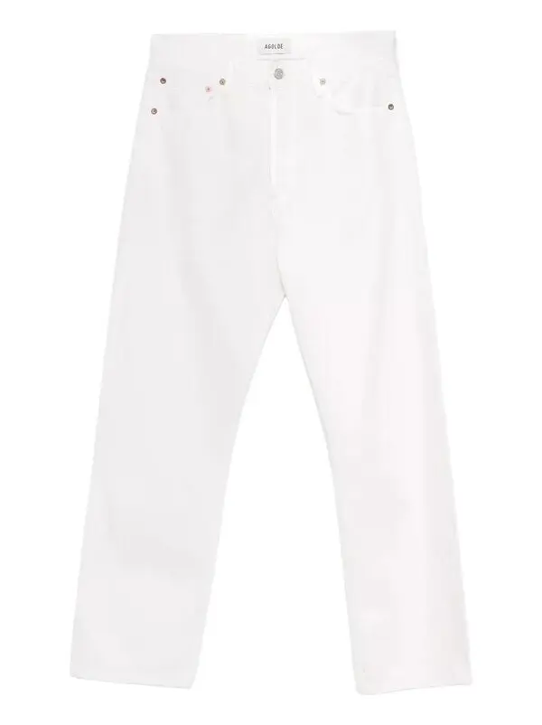 AGOLDE Five-pocket Jeans - White