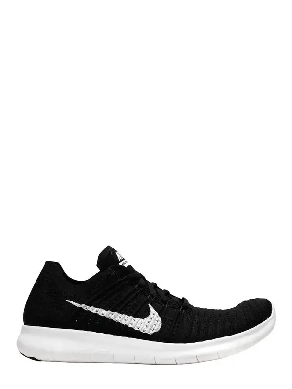 Nike Free Rn Flyknit Sneakers - Black