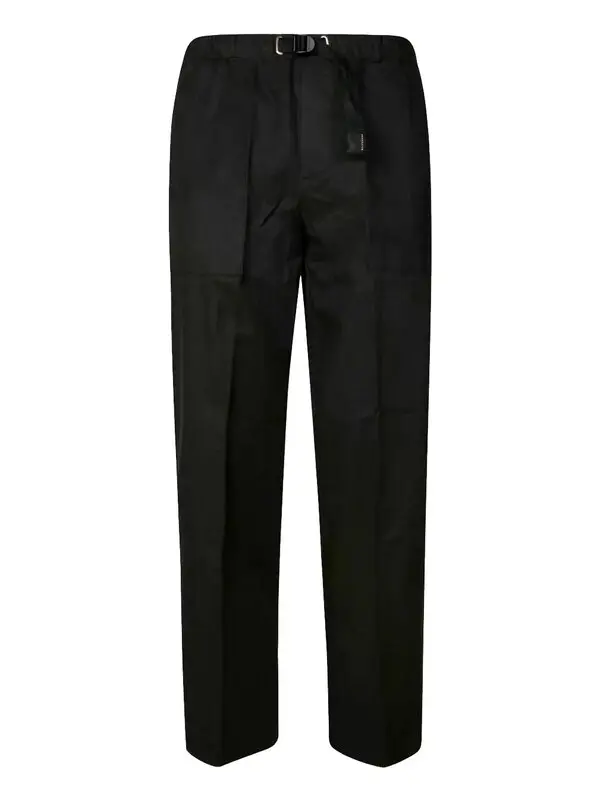 WHITE SAND Tasca Fatigue Buckle Trousers - Black