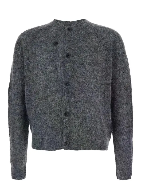 TONYWACK Crew-neck Cardigan - Grey