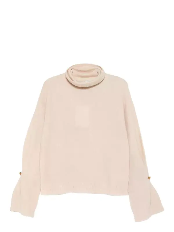 ISABELLE BLANCHE Roll-neck Jumper - Neutrals