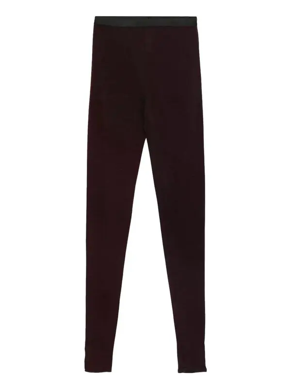 FORTE_FORTE High-waisted Leggings - Purple