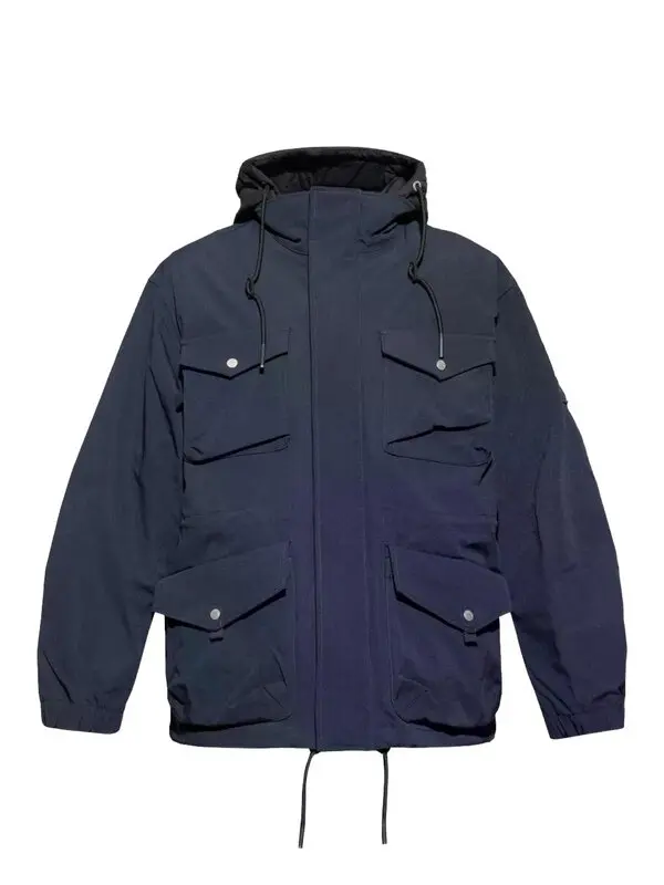 Moose Knuckles Pocket Hooded Jacket - Blue