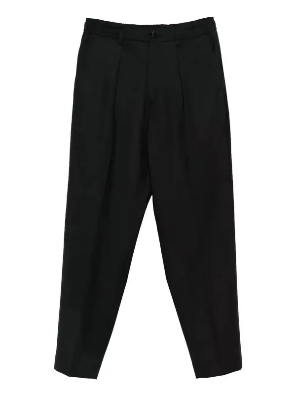 BE ABLE Dominique Pleated Trousers - Black