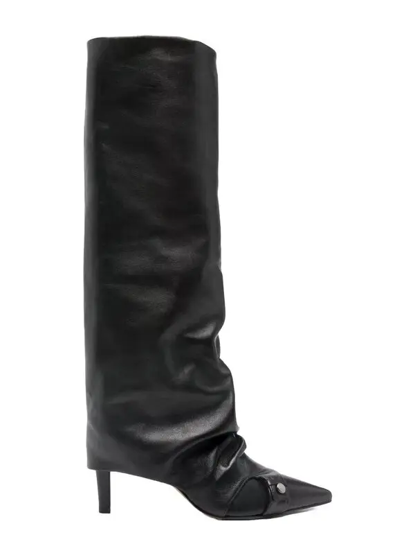 THE SELLER Panelled Boots - Black