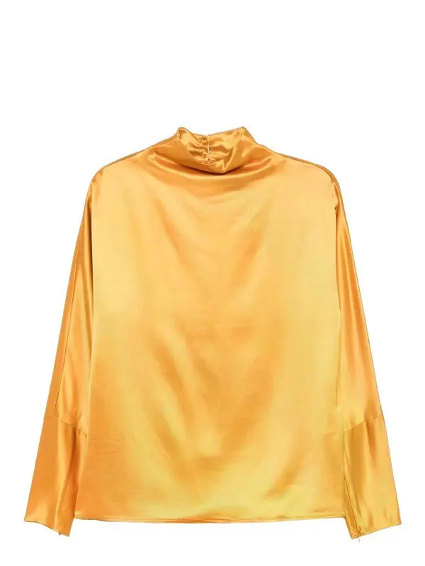 ISABELLE BLANCHE Satin Blouse - Yellow