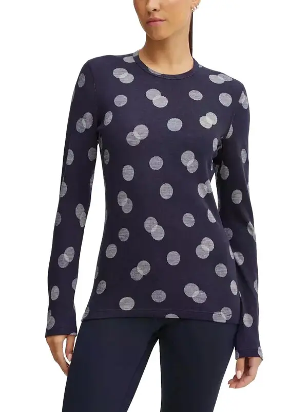 Icebreaker Polka Dot-pattern Top - Blue