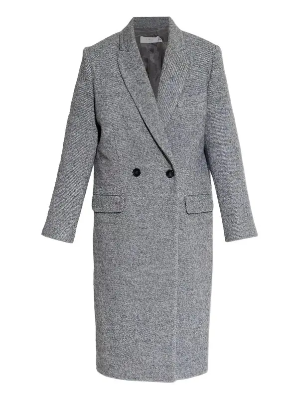 IRO PARIS Arianna Double-breasted Coat - Grey