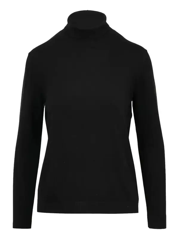 Max Mara Kiku Long-sleeve Top - Black