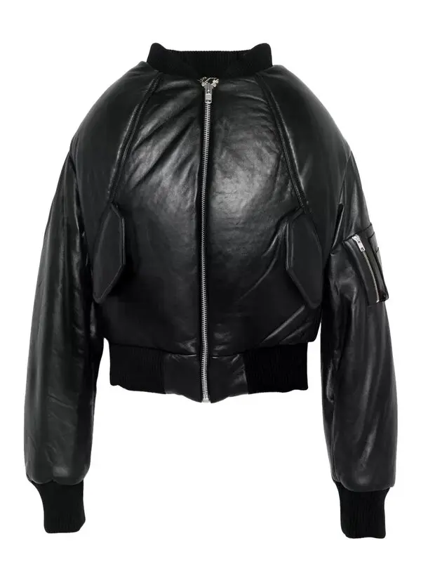 DURAN LANTINK Padded Bomber Jacket - Black
