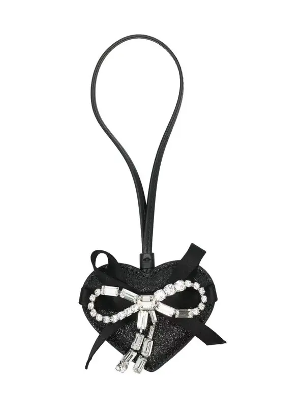 JIMMY CHOO Heart Charm - Black