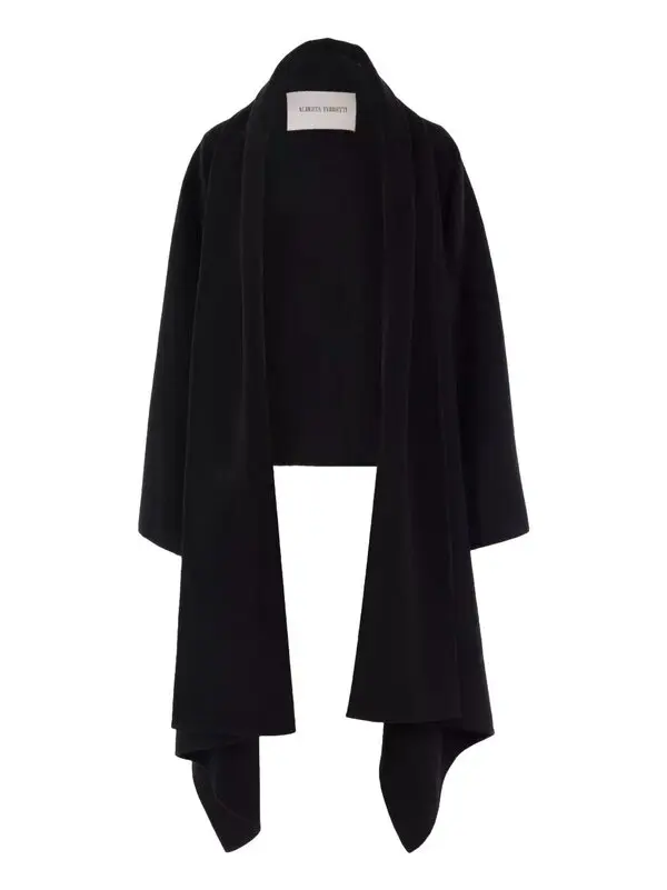 Alberta Ferretti Draped Jacket - Black