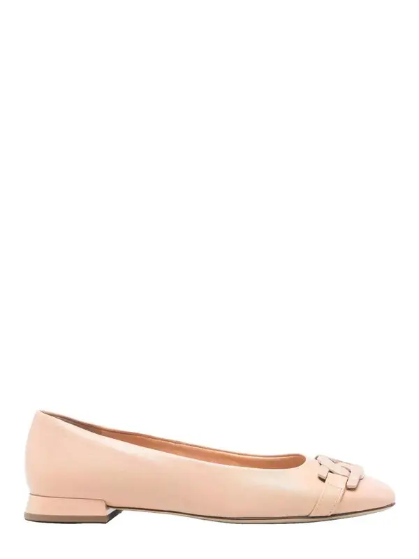 HOGL Chain-link Detail Ballet Flats - Neutrals