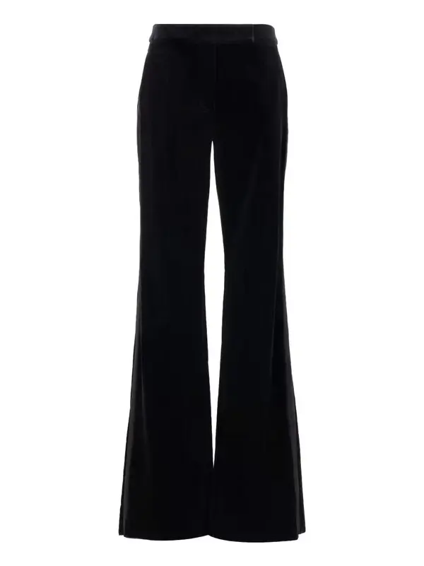 Max Mara Stripe Detail Trousers - Black
