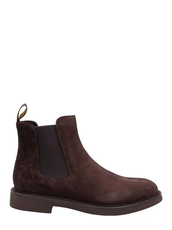 DOUCAL'S Brushed Suede Ankle Boots - Vison