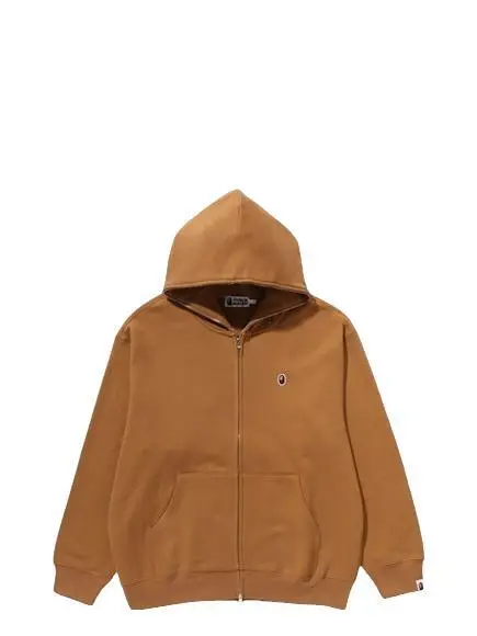 BAPE One Point Full Zip Hoodie - Beige