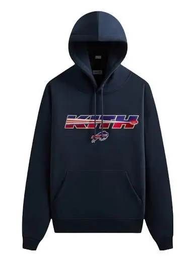 Kith X Nfl Buffalo Bills Vintage Nelson Hoodie - Nocturnal