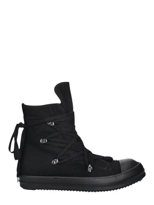 Rick Owens Megalace Sneaksin - Black