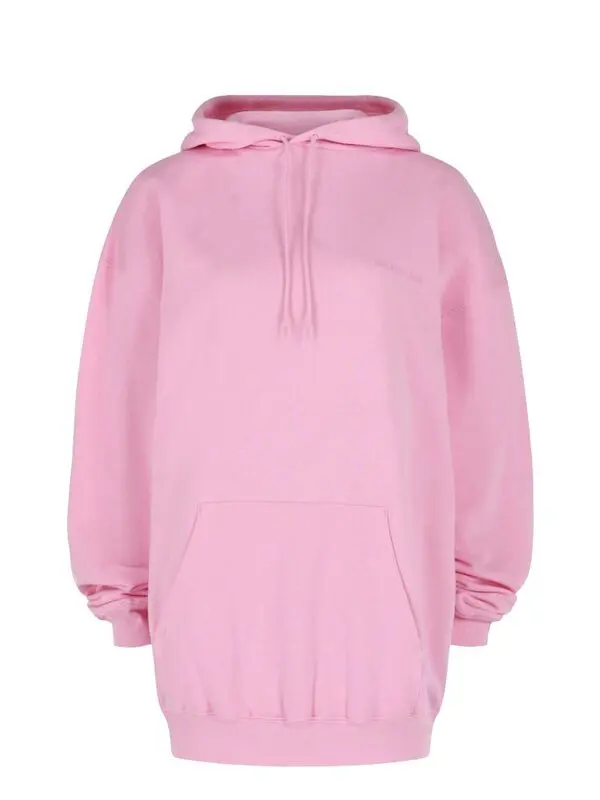 Balenciaga Oversized Logo Hoodie - Pink Pink