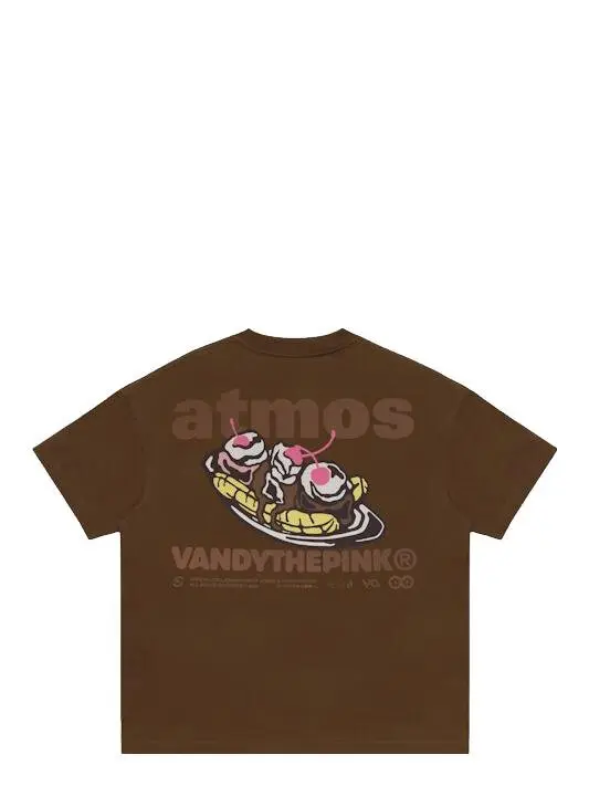 Asics X Vtp X Atmos Banana Split Tee Shirt - Brown