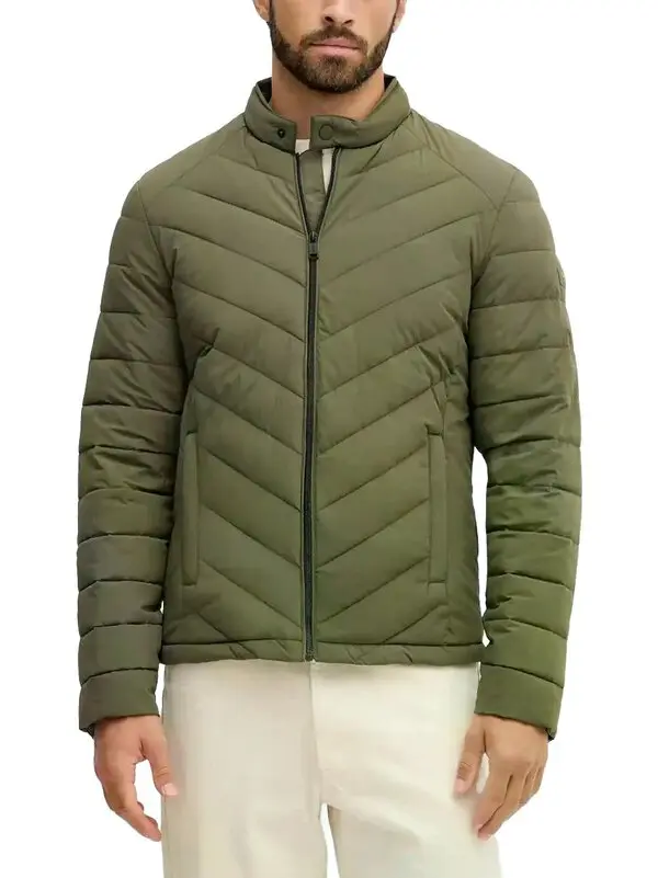 Guess Padded Chevron Jacket - Green