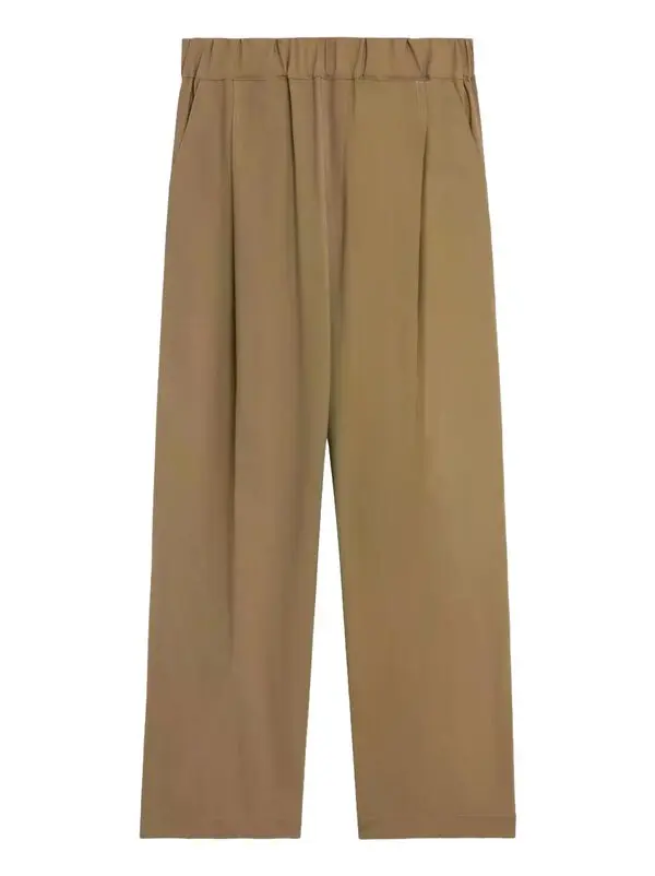 A PAPER KID Pleated Trousers - Brown