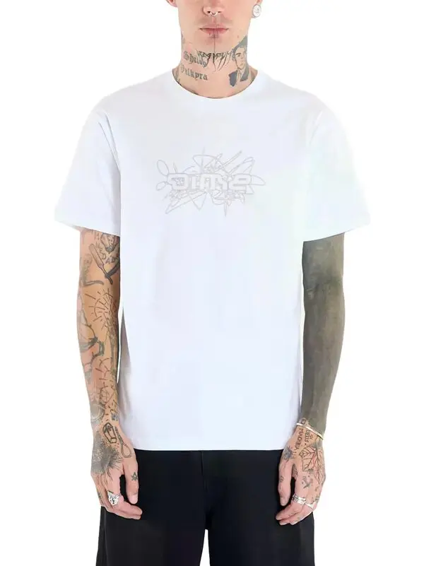 DIME Glyph Cotton T-shirt - White