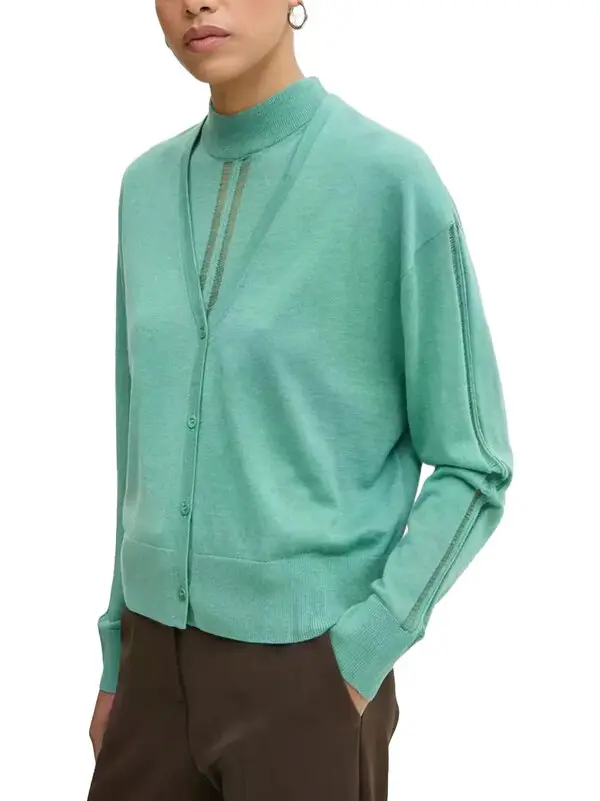 IRO PARIS Buttoned V-neck Cardigan - Green