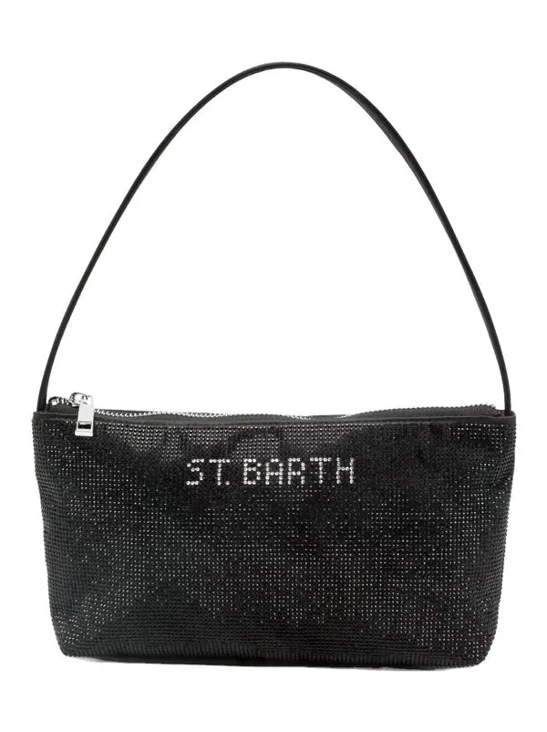 MC2 SAINT BARTH Logo-detail Mini Bag - Black