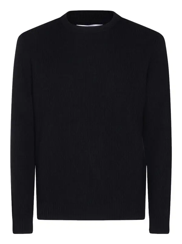 SEVEN GAUGE Dark Wool Knitwear - Blue