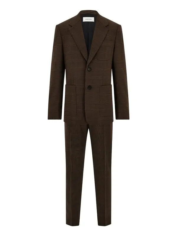 FERRAGAMO Wool Suit - Black