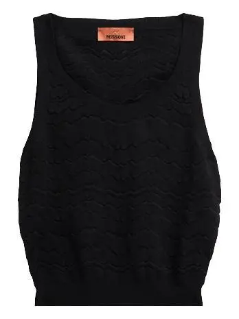 Missoni Sleeveless Knitted Top - Black