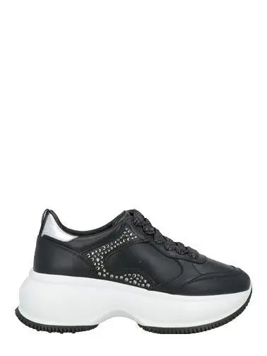 Hogan Atelier Leather Sneakers - Black