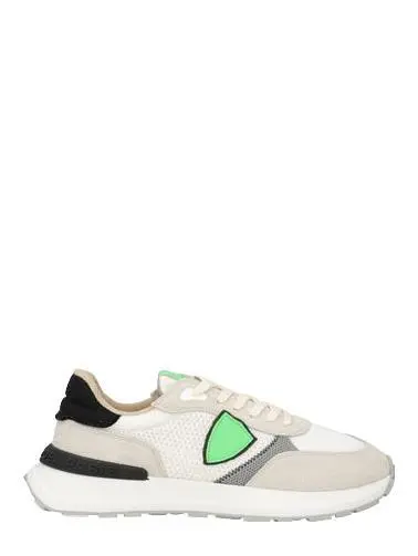 Philippe Model Leather And Textile Sneakers - White