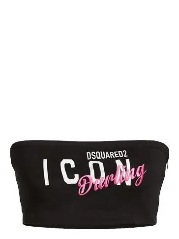 Dsquared2 Icon Cotton Top - Black