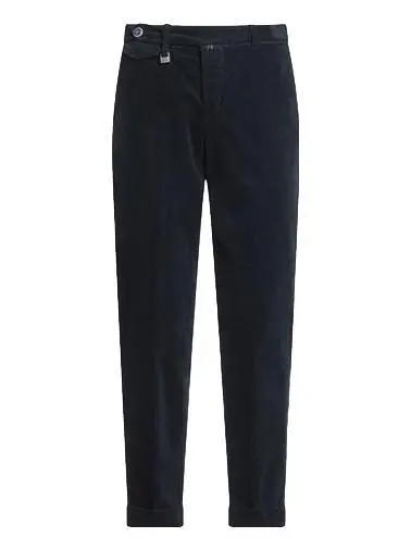 BARBATI Tapered Velvet Trousers - Blue