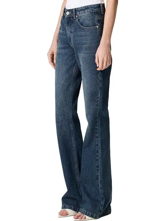 NOCTURNE Flare Leg Jeans - Indigo