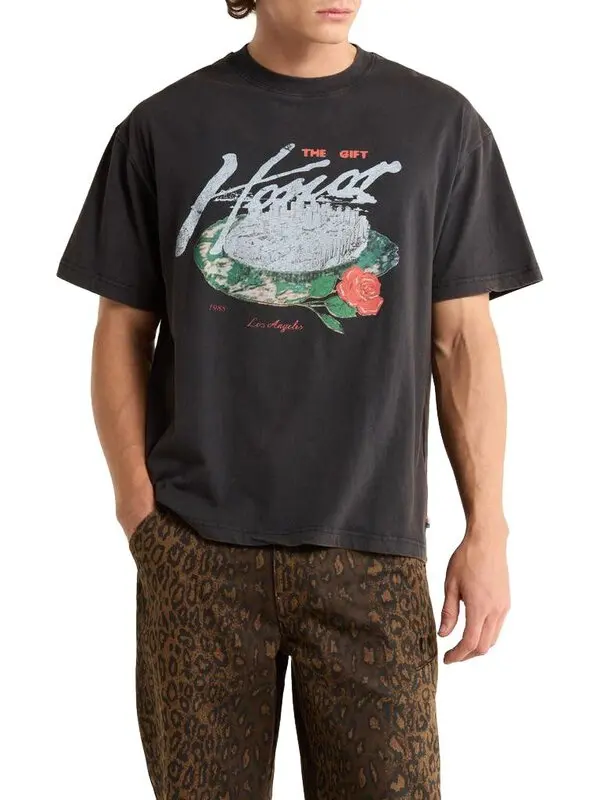 HONOR THE GIFT Concert In The Park Graphic T-shirt - Black