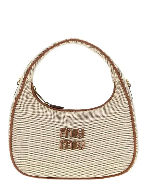 Miu Miu Two-tone Canvas Handbag - Multicoloured