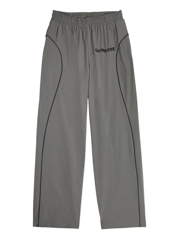 GOD MADE Phantom Logo Cotton Track Pants - Grey