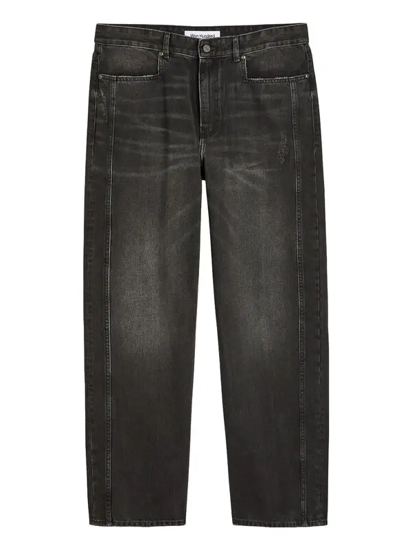 WON HUNDRED Cale Straight-leg Jeans - Black