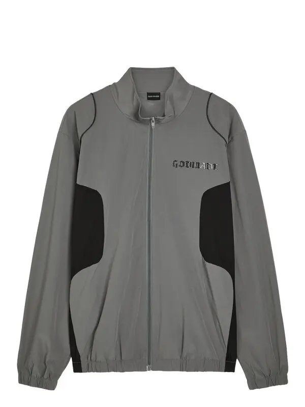 GOD MADE Phantom Logo Cotton Track Jacket - Grey